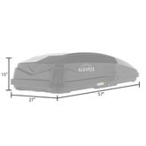 Elevate Outdoor ABS Plastic Locking Rooftop Cargo Box | Discount Ramps