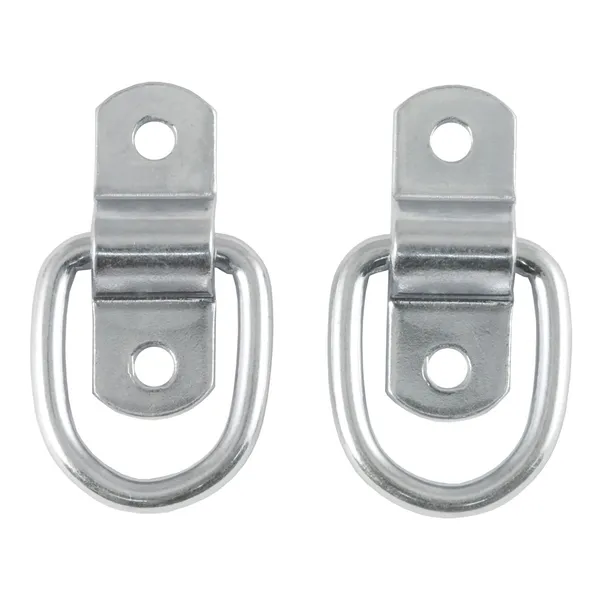 Curt 83731 1200 Lb Cap, 10 Ga Stl D-Ring, 0.225 Dia. Bright Zinc - 2 ...