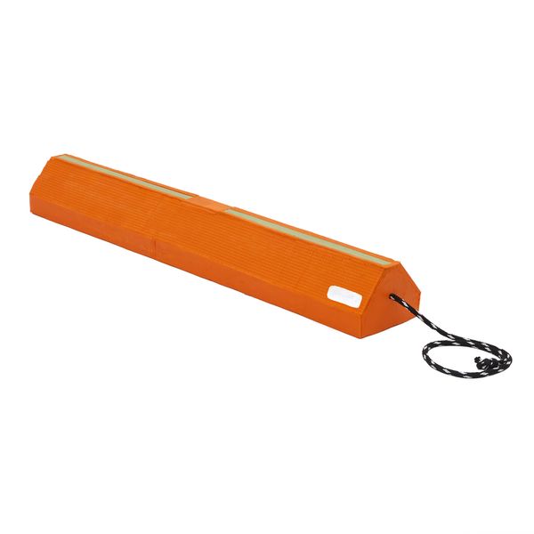 Elasco 45" Aircraft Wheel Chock with Glow Strip and Reflectors - Orange ...