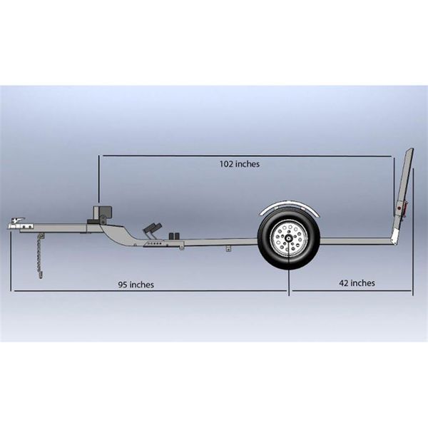 Stinger Folding Double Motorcycle Trailer | Reviewmotors.co