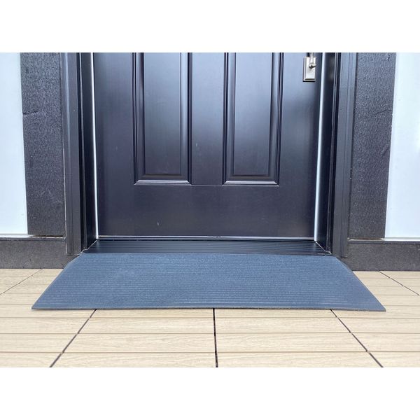 14" L x 40" W x 1.5" H - Storm Grey - EZ-ACCESS TRANSITIONS Rubber ...