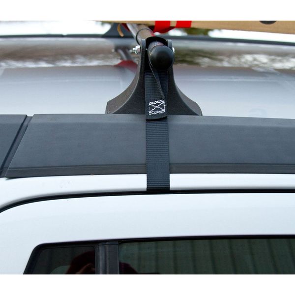 Universal Strap-Attached Telescoping Steel Cross Bars for Cars without ...