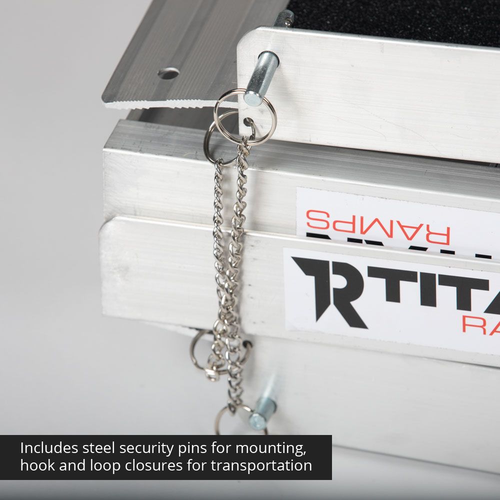 Titan Ramps 7' Multifold Aluminum Wheelchair Ramp - 600 lb. | Discount ...