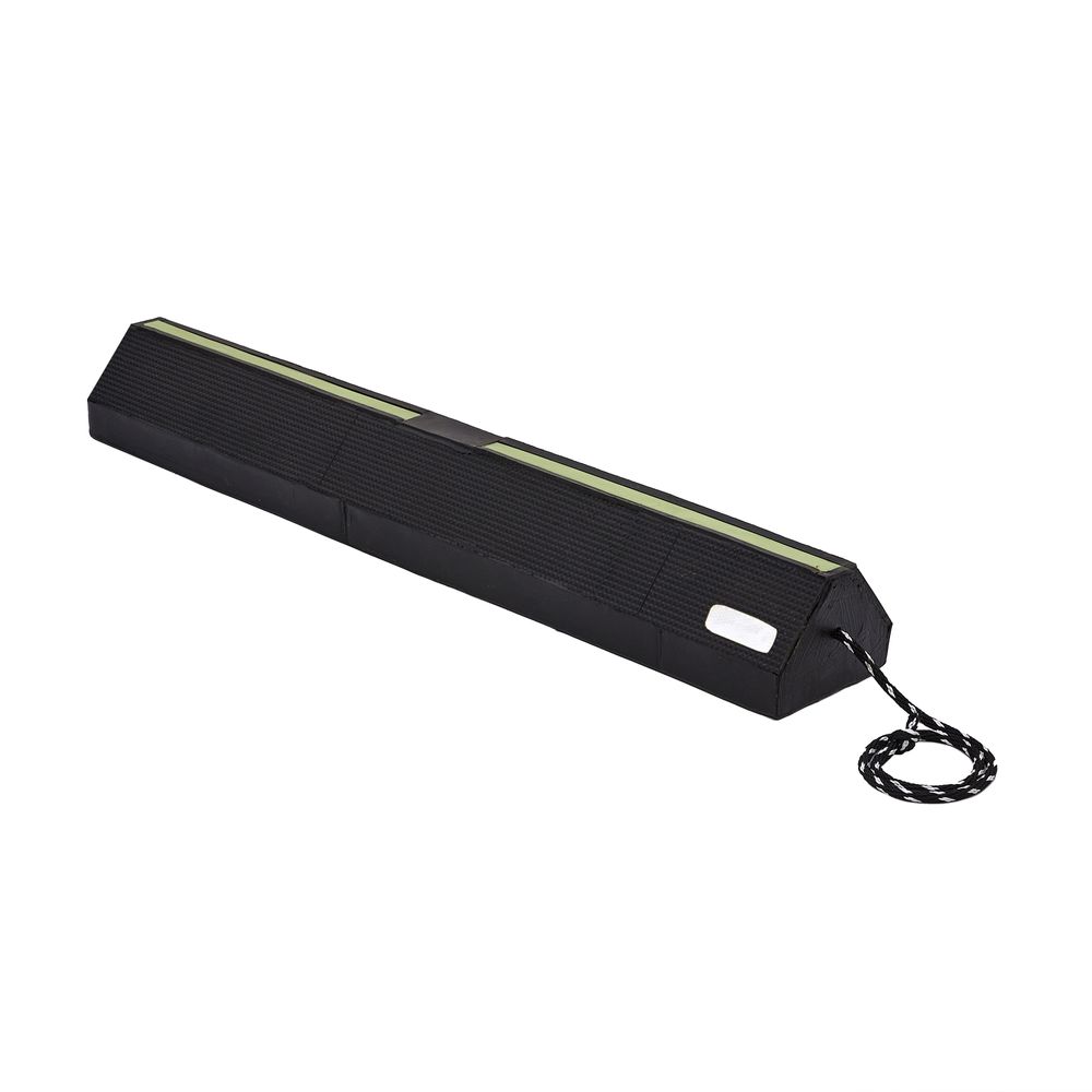 Elasco 45" Aircraft Wheel Chock with Glow Strip and Reflectors - Black ...